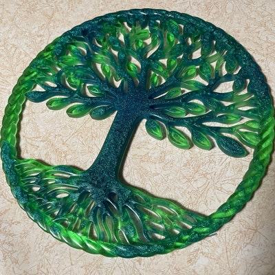 Tree of Life Mold for Wall Decoration Crystal Epoxy Resin Mold Wall ...