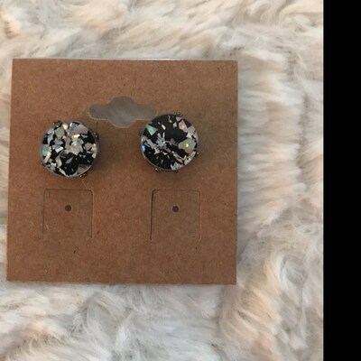 DIVA DANGLE Swarovski 8mm Three-stone Dangle/drop Earrings in Antique ...