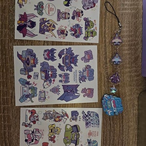 TF MTMTE TFA Starscream Sticker Sheets - Etsy