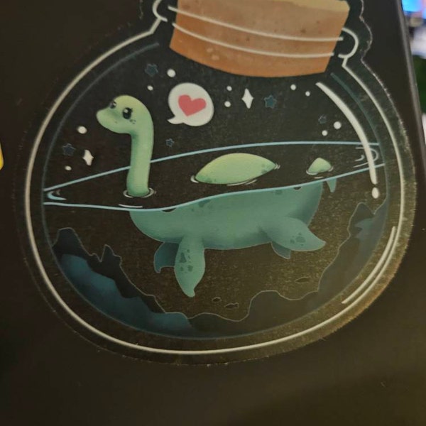 Confused Blob Fish in a Bottle Clear Acrylic Waterproof Sticker - Etsy