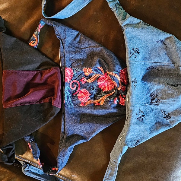 Croissant 2 Way Crossbody Shoulder Bag Sewing Pattern PDF Printable ...