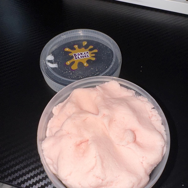 Boba Slime Strawberry Milk Boba Pink Slime Gift Slime for Birthday ...