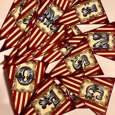 Circus Banner, Printable Circus Banner, Circus Alphabet, Circus ...