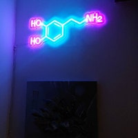 Dopamine Molecule Neon Sign for Hangings Wall Art Decor，custom Chemical ...