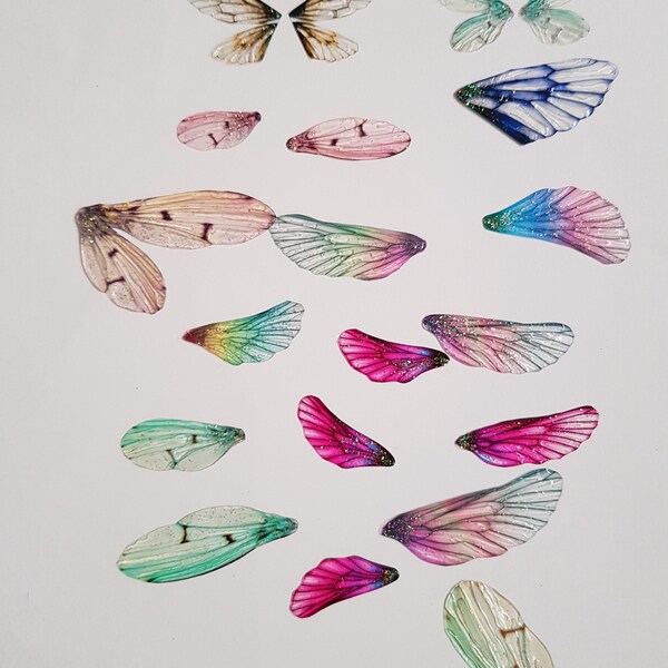 Magical Purple Faerie Wing Fragments, Craft Fairy Wings - Etsy