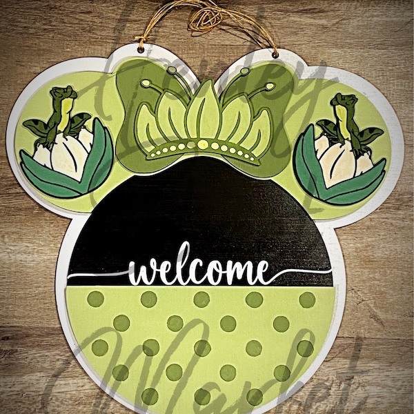 Fairy Tale Frog Bayou Princess Crown Tiara Layered SVG File Download - Etsy