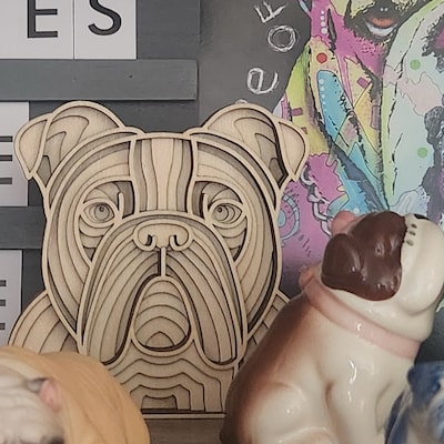 Rottweiler Dog 3D Wooden Mandala Head, Rottie Dog Decor, Pet Portrait ...