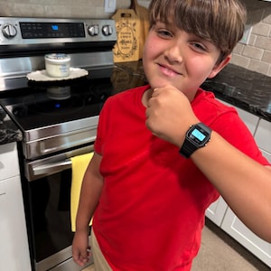 Custom Black Casio F91W Inverted Screen Mod - Etsy