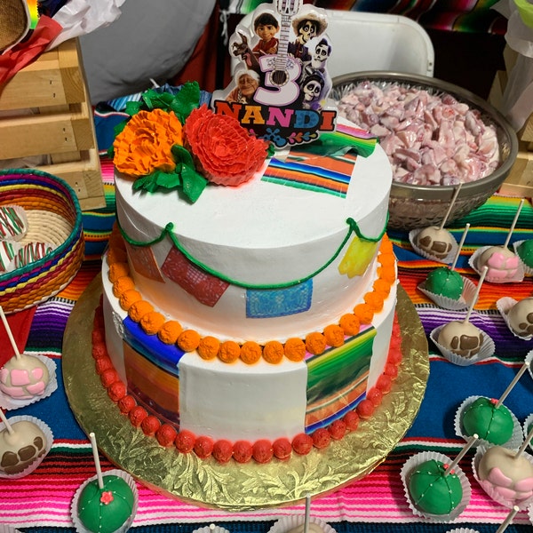 Disney COCO Cake Candle, Personalized Birthday Candle, Cake Topper ...