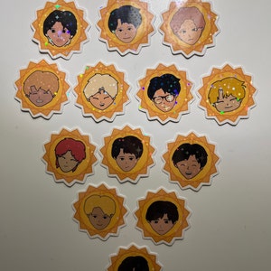 Ateez Group Sticker - Etsy