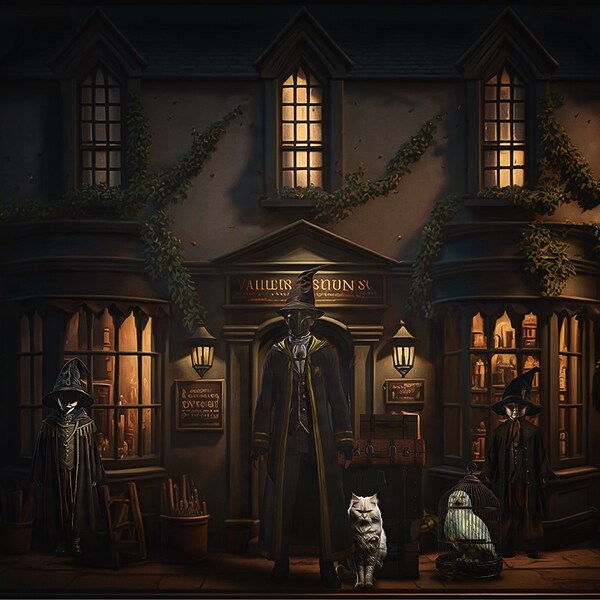 Ultimate Wizard Inspired Mega Bundle Pack Digital Backgrounds and Other ...