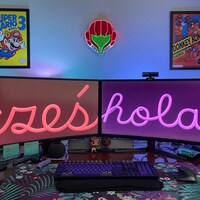 Metroid Samus Sign , Neon Like , LED , Light , Wall Decor, Night Light ...