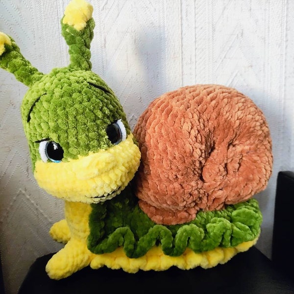 Crochet Pattern Snail Amigurumi PDF File in ENG and German - Etsy