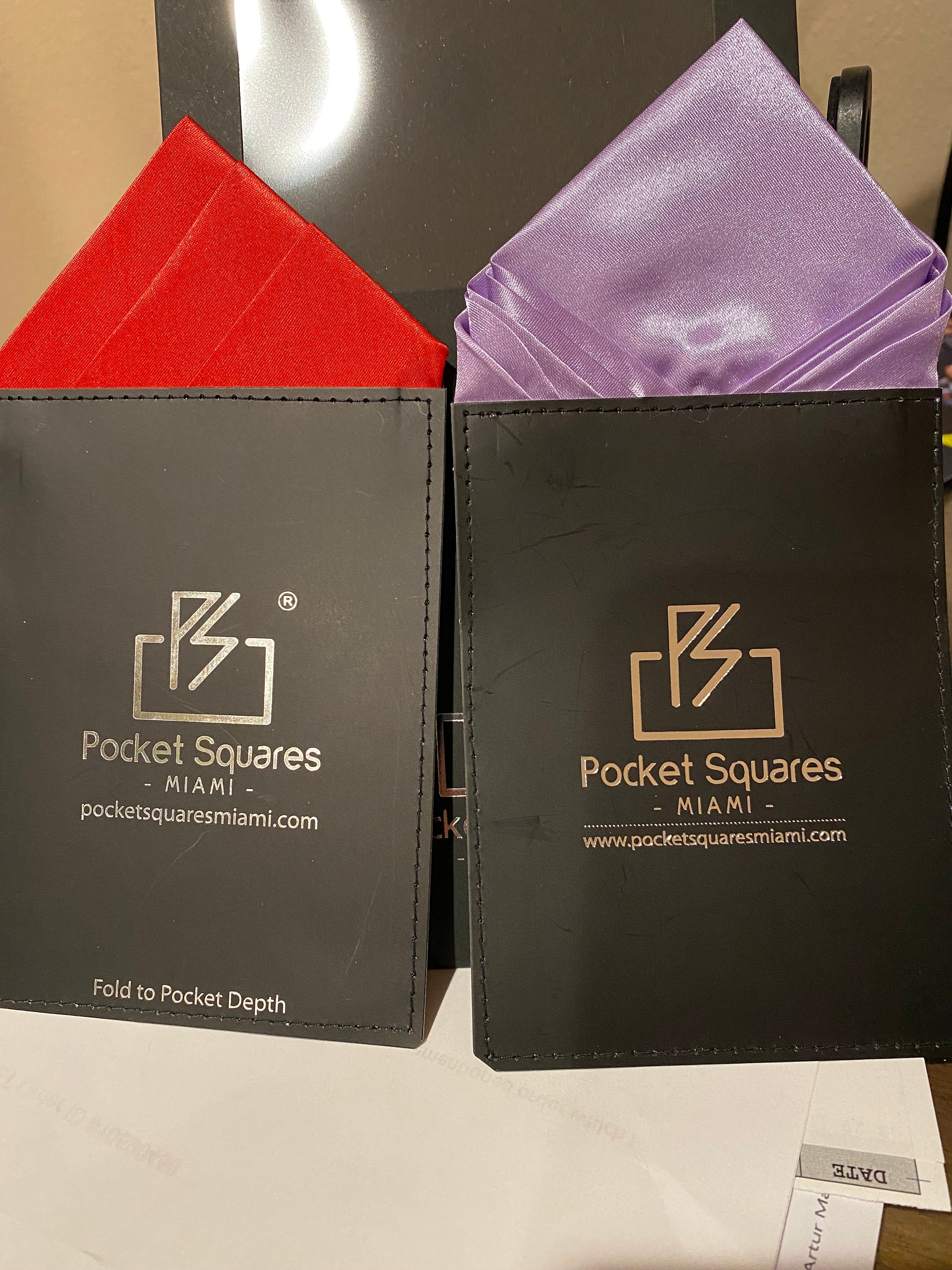 Pre Folded Pocket Square...aspen Collection | Etsy