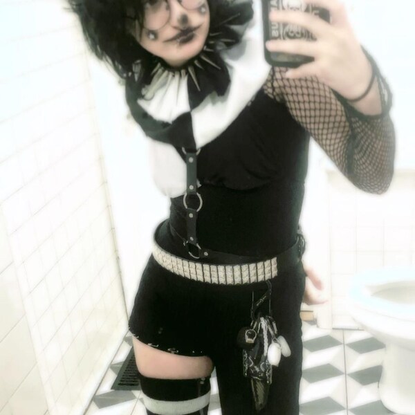 Spiked Choker Extreme Hella Spikes Mall Goth - Etsy