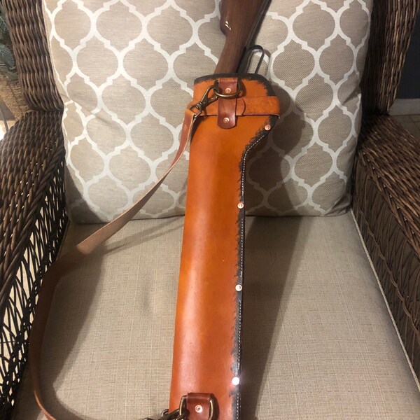 Leather Model 94 Lever Action Rifle Scabbard, Rifle Carrier, Rifle ...