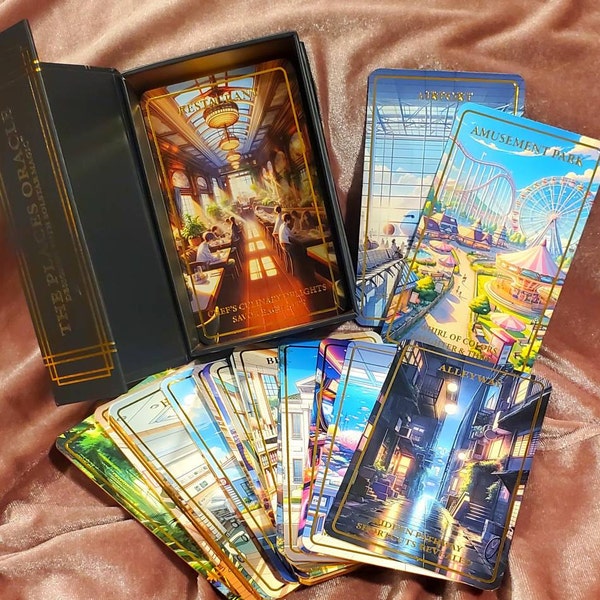 New the Places Oracle Deck - Solstar Magic W/ Keywords 83 Oracle Cards for Clarifying Intuitive ...
