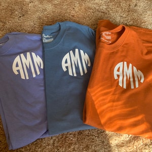 Sale Cheap Monogrammed Shirt Monogram Unisex Tshirt Custom Personalized ...