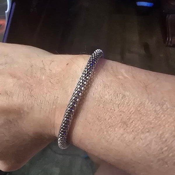 Silver Mens Bracelet | Curb Chain | Figaro Chain | Rope Chain | Byzantine Chain | Foxtail ...