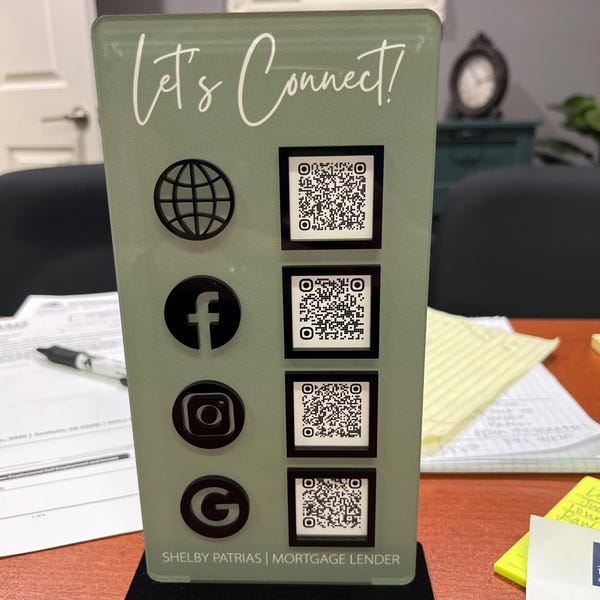 Artist Sign, Self Adhesive, Acrylic Plaque, Personalized Gallery Wall ...