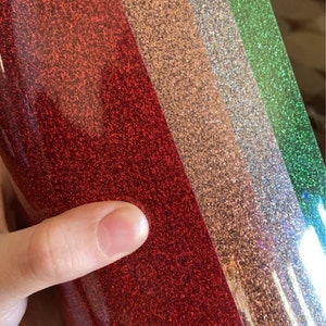 Siser Easyweed Glitter Heat Vinyl Transfer Sheets Rolls Sample Iron on ...