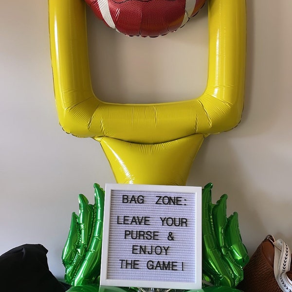 4.5 Ft Life Size Football Goal Post Balloon Super Bowl Balloon Football ...