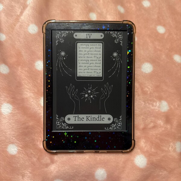 Holographic Stars E-reader Skin, Removable Kindle Paperwhite, Adhesive ...
