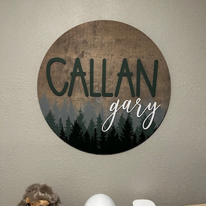 Cheetah Nursery Name Sign Girl Nursery Decor Baby Gift 3D - Etsy