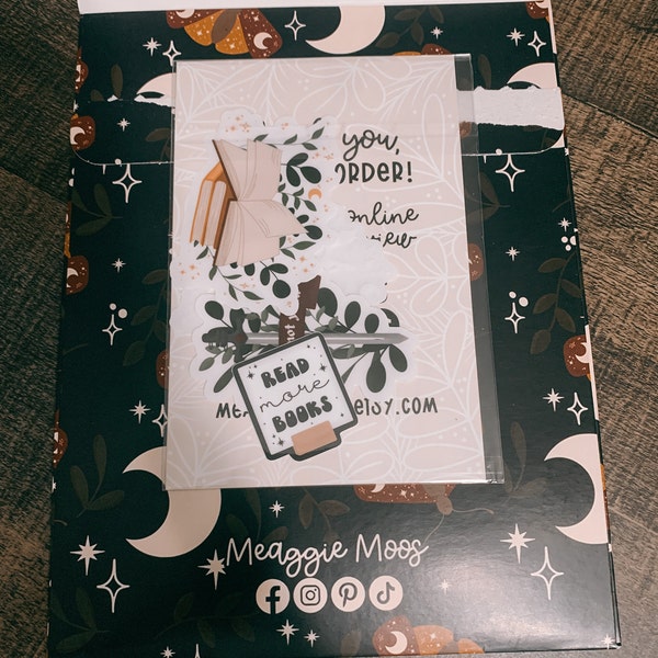 Open Magical Books Waterproof Sticker | Bookish Kindle and Water Bottle ...