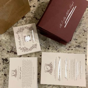 Sample Invitation Suite - Etsy