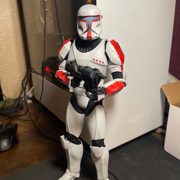 Sixth Scale Republic Commando Sev Armor Kit Files Stl for 3d Printing ...