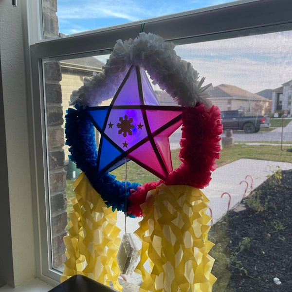 Philippine Colors Traditional Parol With Remote Controlled Light - Etsy ...