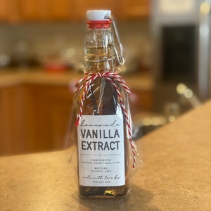 Homemade Vanilla Extract Label Template Printable Gift Sticker ...