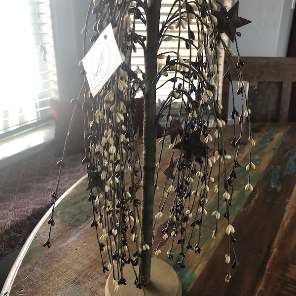 12 Grapevine Tree With Hearts, Lights, Burlap Ties, Cone Tree Lighted ...