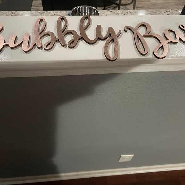 Bubbly Bar Sign-bubbly Bar Wording-bar Sign - Etsy