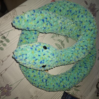 Snake Crochet Pattern Easy Snake Plushie Pattern PDF Download Beginner ...
