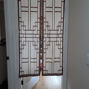 Japanese Shoji Screen Noren Curtain With - Etsy