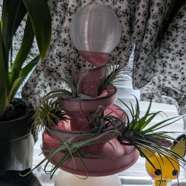 Tri-tower Castle Planter for Small Succulents, Herb Garden Planter ...