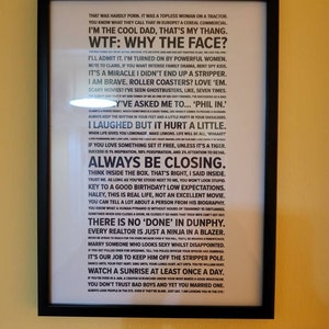 Phoenix Nights Quotes A5 A4 A3 Poster or Print - Etsy UK