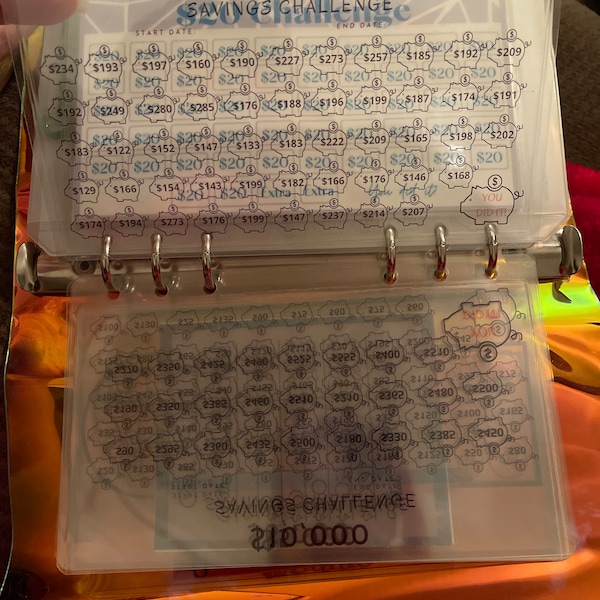 52 Week Savings Challenge Envelope 5k Savings Challenge Envelope ...