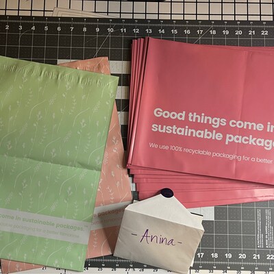 Eco-friendly Poly Mailers 10 X 13, Pink, Pack of 25, 50, 75 or 100 ...