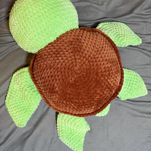 Crochet Jumbo Turtle (human Size) Pattern PDF Download Extra Large ...
