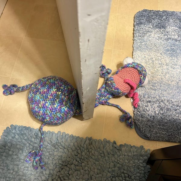 The Original Squashed Frog Door Stopper Amigurumi Instant Download PDF ...