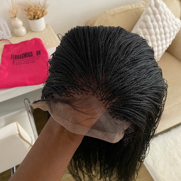 22 Inches Micro Twist Wigs, Braided Lace Wig, Braided Wigs on Etsy ...