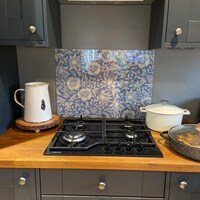 Kitchen Glass Splashback ANY SIZE Printed Heat Resistant Backsplash ...