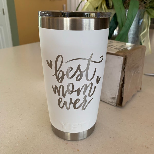 Mom YETI, Personalized 20 Oz YETI, Mother's Day, Custom Stainless Steel ...