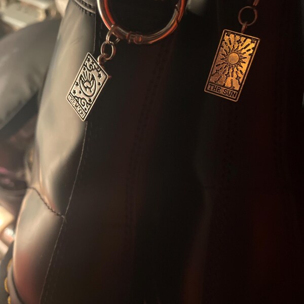 Silver Geometric Moth Metal Grunge Boot Charm With Matching Hardware - Etsy