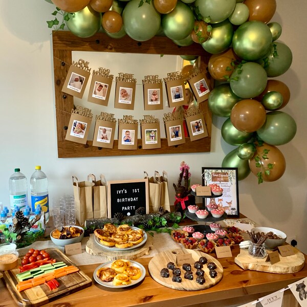 Woodland Balloon Arch, Green Balloon Arch, Woodland Balloon Arch ...