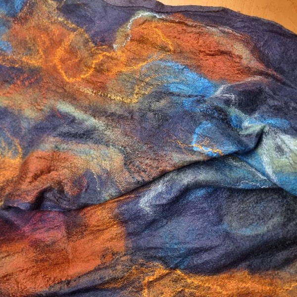 Nuno Felt Scarf, Wedding Shawl, Bridal Shawl, Designer Silk Scarf ...