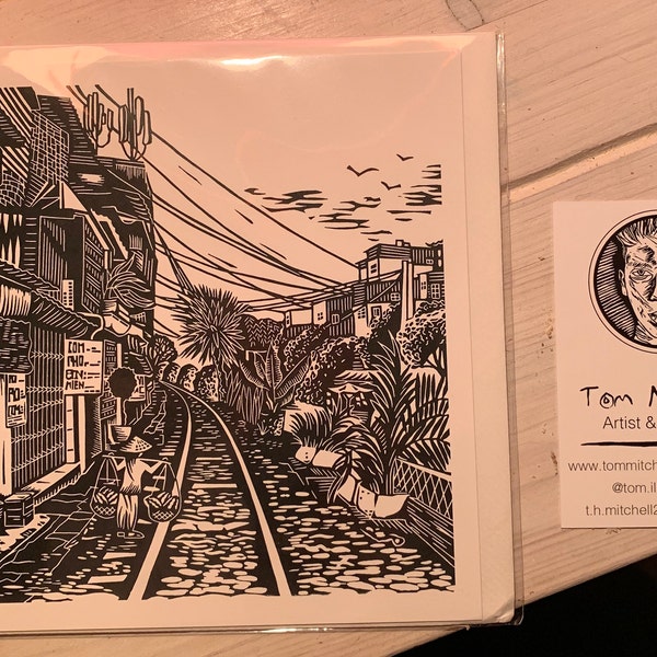 Silhouette City Original Linocut Print, London Print, London Linocut ...